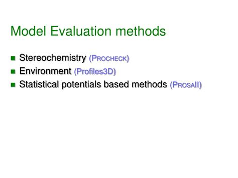 Ppt What Is Comparative Modeling And Why Is It Useful Steps In Cm