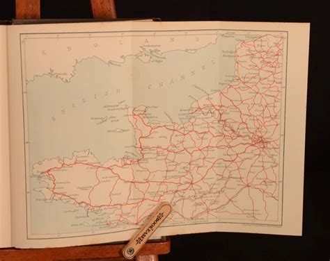 1895 North Western France Normandy And Brittany Augustus Hare Folding