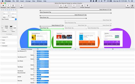 Material Design Bottom Navigation Sketch And Principle Freebie Supply
