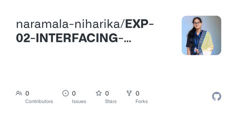 Github Naramala Niharikaexp 02 Interfacing Digital Input Sensor With