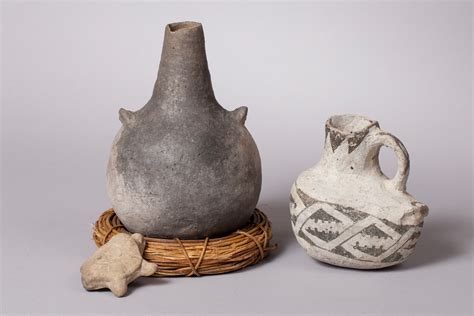 An Interesting Prehistoric Group Of Anasazi Objects Including A Red