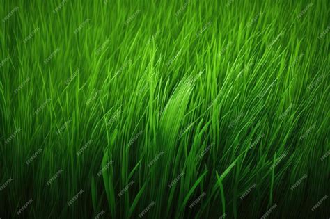 Premium Ai Image Green Grass Background Texture