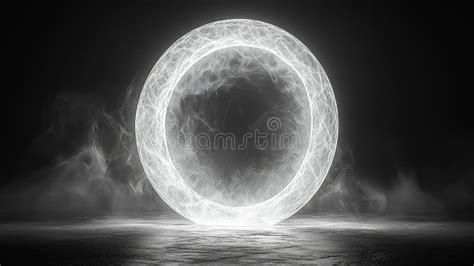 Abstract Network Circle With No Center Generative Ai Stock