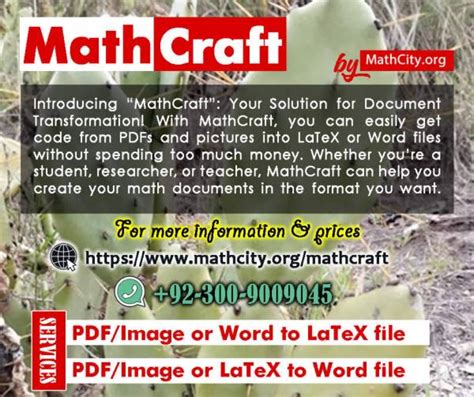 Mathcraft