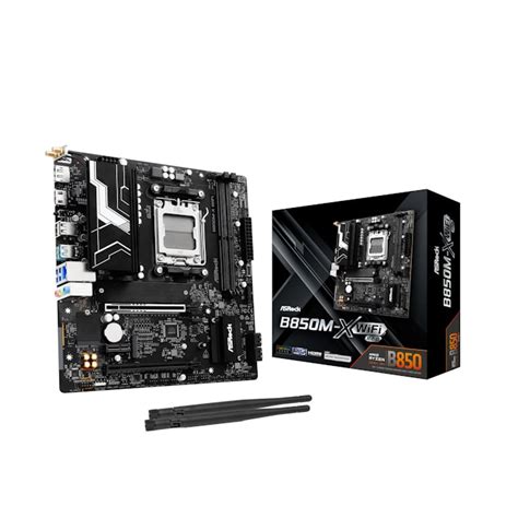 Asrock B850m X Wifi R2 0 Socket Am5 Ddr5 Matx Motherboard Ocuk