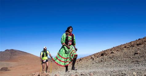 La Corredora Rarámuri Lorena Ramírez Hernández Ganó El Bronce En El