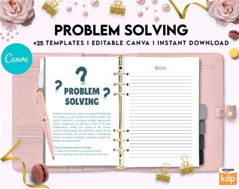 Problem Solving Skills Journal Decision Making Therapy Journal