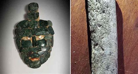 Haunting Jade Mask And Inscribed Bones Unearthed In Guatemala Ancient