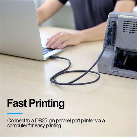 1 2m Usb To Db25 Female Port Printer Cable Convert Vicedeal