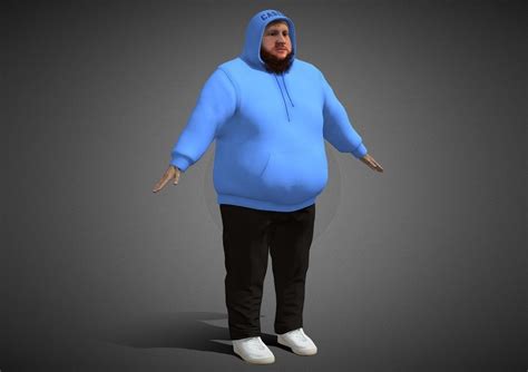 3d Model Caseoh Vr Ar Low Poly Cgtrader
