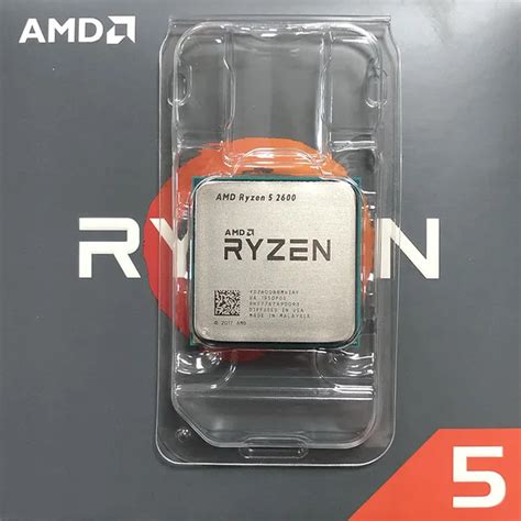 Amd Ryzen 5 2600 R5 2600 3 4ghz Six Core Cpu Processor