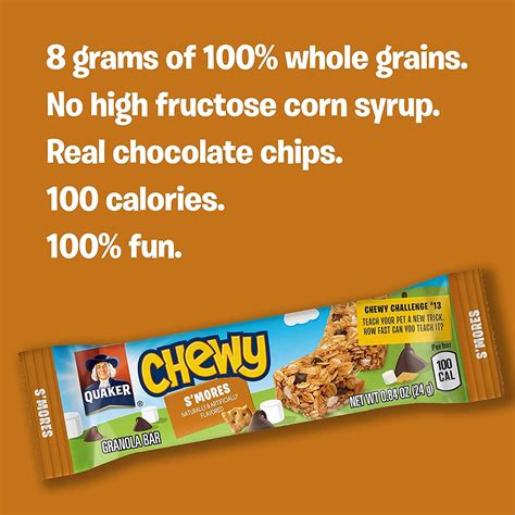 Quaker Chewy Granola Bars Variety Pack 58 Bars Chewy And Dipps