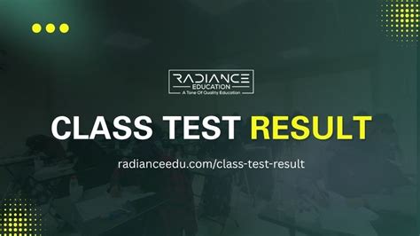 Mock Test Result Radiance Education