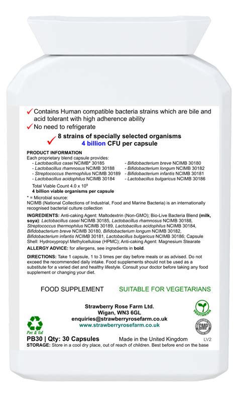 Flora Biotics Probiotics 4 Billion Strength