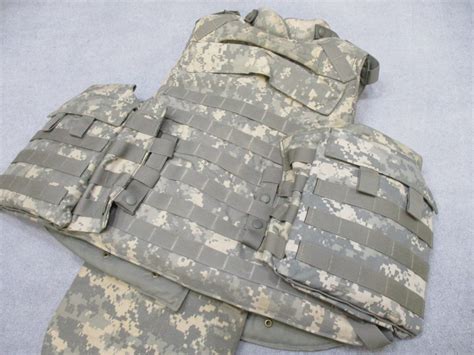 Usgi Iba Interceptor Body Armor Vest Acu Ucp Medium W Kevlar Inserts Set