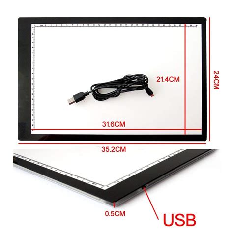 A4 Light Box Led Touching Modern Illumination Ultr Vicedeal