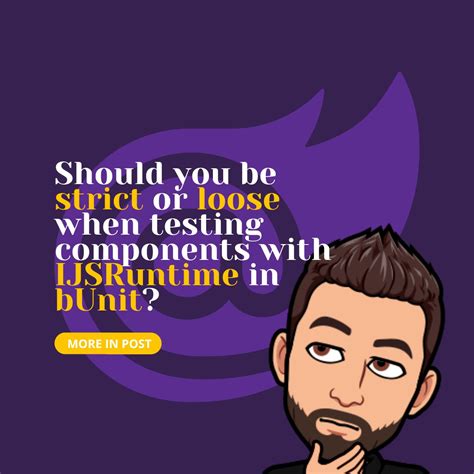 Pawel Bazyluk On Linkedin Blazor Bunit Strict Exception Javascript Loose