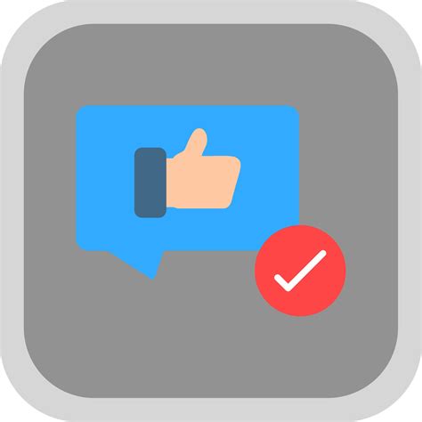 Feedback Flat Round Corner Icon Design 43883070 Vector Art At Vecteezy