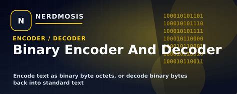 Binary Encoder And Decoder For Utf 8 Byte Octets