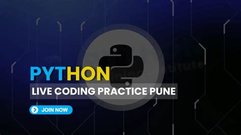 Live Python Coding Sessions Pune Join Live Python Coding Practice