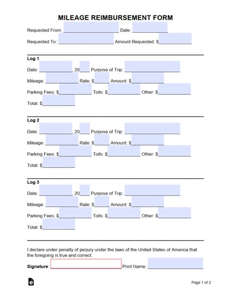 Irs Form For Mileage Reimbursement At Mercedes Jackson Blog