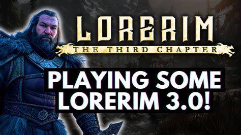 Lorerim 30 Gameplay Using Controller Support Skyrim Mod Pack Youtube