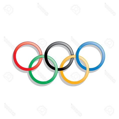 Olympic Rings Vector At Collection Of Olympic Rings