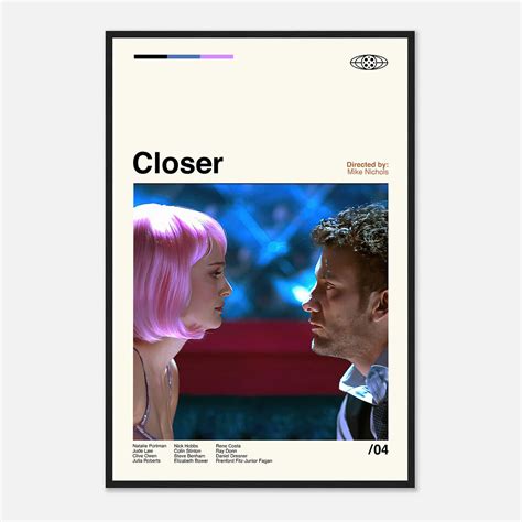 Closer Movie Poster Closer Movie Retro Movie Poster Citiesbox