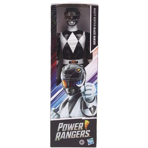 Power Rangers Mighty Morphin Black Ranger 12 Inch Action Figure Toy
