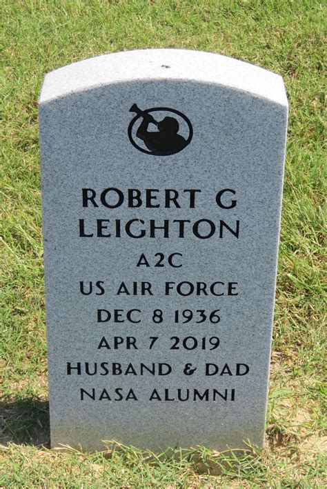 Robert Gerald Leighton 1936 2019 Find A Grave äreminne