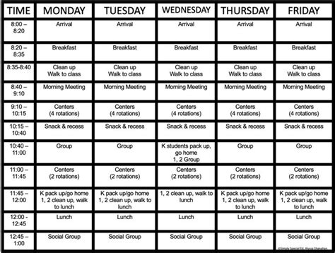 8 Special Education Sample Schedules Simply Special Ed