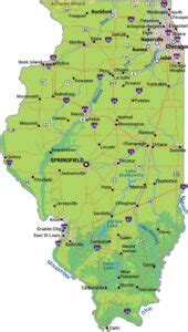 Map Of Illinois Us Maps