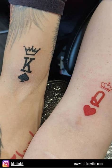 Matching Couple Tattoos Queen Tattoo Matching Couple Tattoos Queen