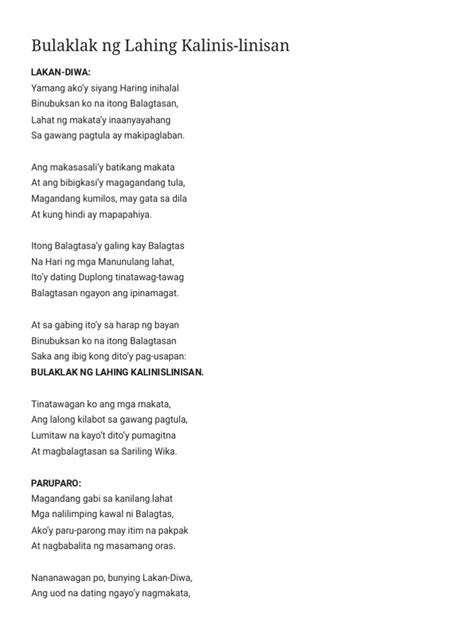 Bulaklak Ng Lahing Kalinis Linisan Wikisource Pdf