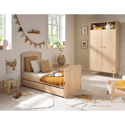 Chambre Access Lit Bébé évolutif 70 X 140 Cm Armoire Commode