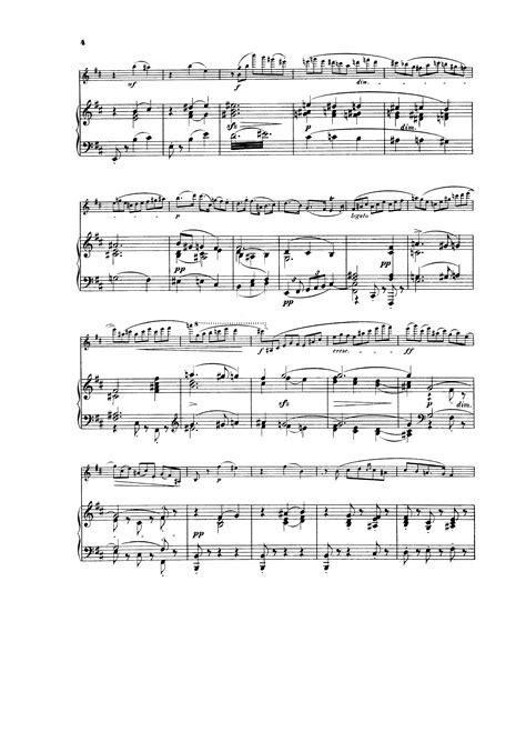 ysaÿe Eugène Lointain Passé Op11 For Violin Free Sheet Music For Violin