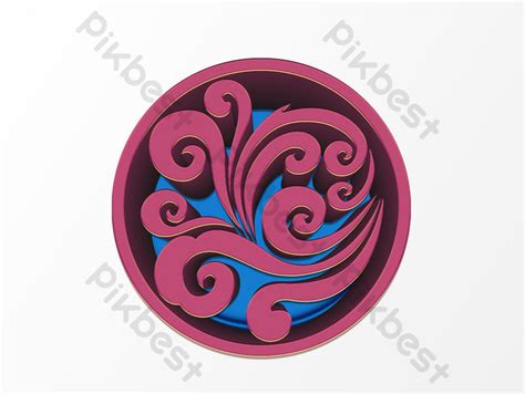 Red Classical Pattern Psd Png Images Psd Free Download Pikbest