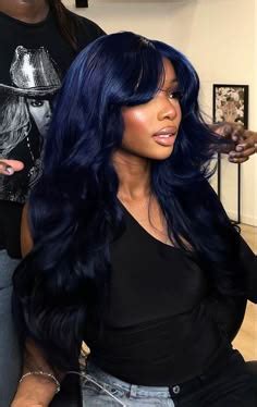 Navy Blue Hair Ideas