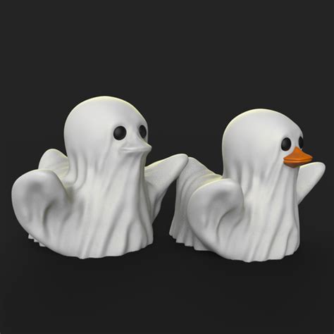 👻 Ghost Ducky・ Stl File For 3d Printing・cults
