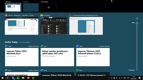 cara menggunakan virtual desktop dan task view di windows windowsku