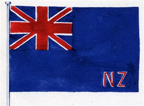 Early New Zealand Flag Nzhistory New Zealand History Online
