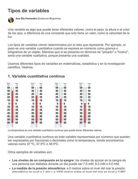 Tipos De Variables Lanotamatematica10 Udocz