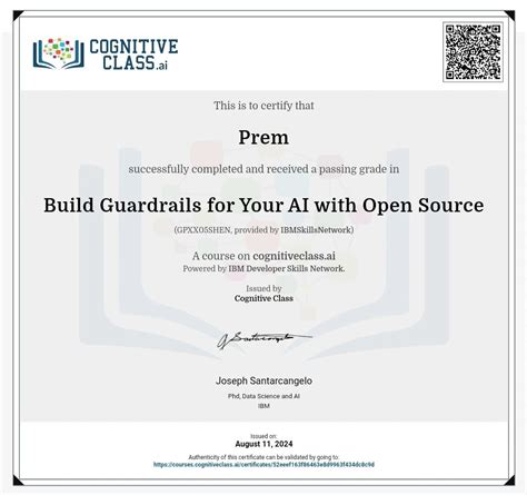 Cognitive Class Ibm Build Ai 🏻 Ukprem Kumar
