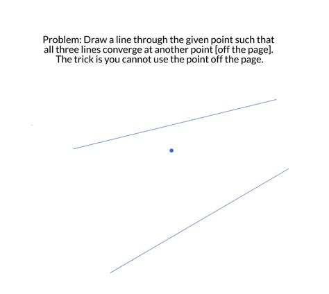 How To Construct Parallel Lines In Projective Geometry Without The