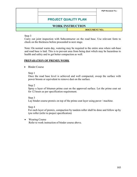 Method Of Statement Pavement Works Pdf