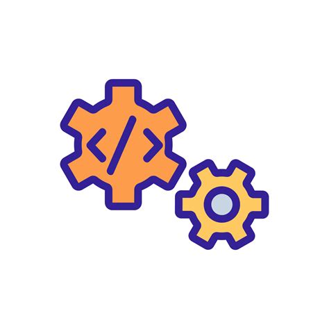 Code Programming Icon Vector Isolated Contour Symbol Illustration