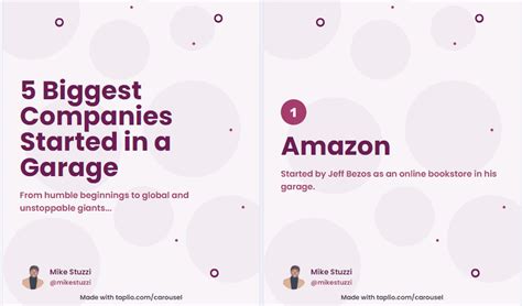 5 Best LinkedIn Carousel Generators - Mike Stuzzi