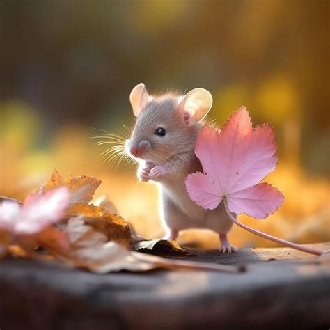 Premium Ai Image Cute Little Mouse