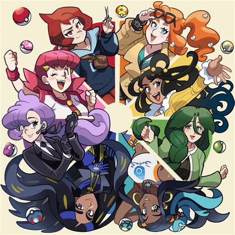 Nessa Sonia Arezu Geeta Whitney And 3 More Pokemon And 7 More