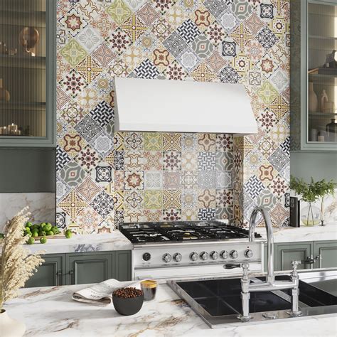 18x48 Multicolor Matte Ceramic Rectangle Tile Multicolor Ceramic Tile Multicolor Matte Tile